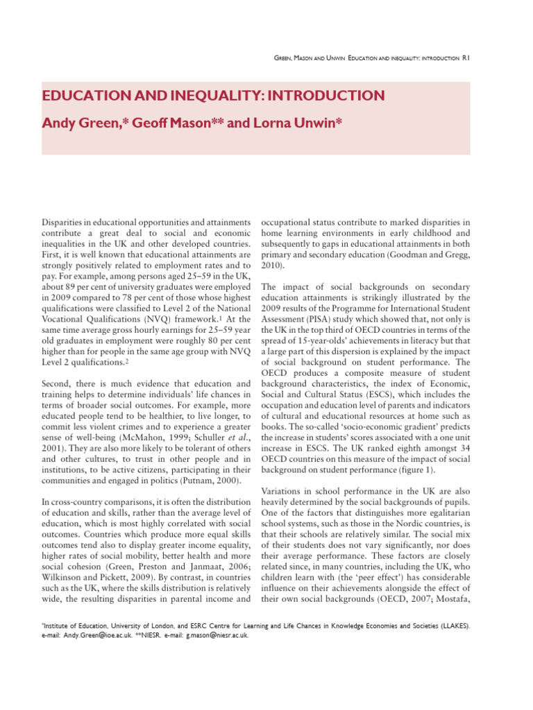 0027950111401139 | PDF | Economic Inequality | Discrimination & Race Relations