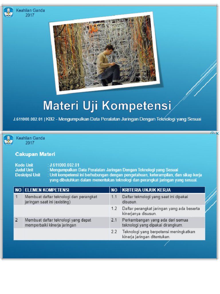 Mengumpulkan Data Peralatan Jaringan Dengan Teknologi Yang Sesuai - PDF | PDF