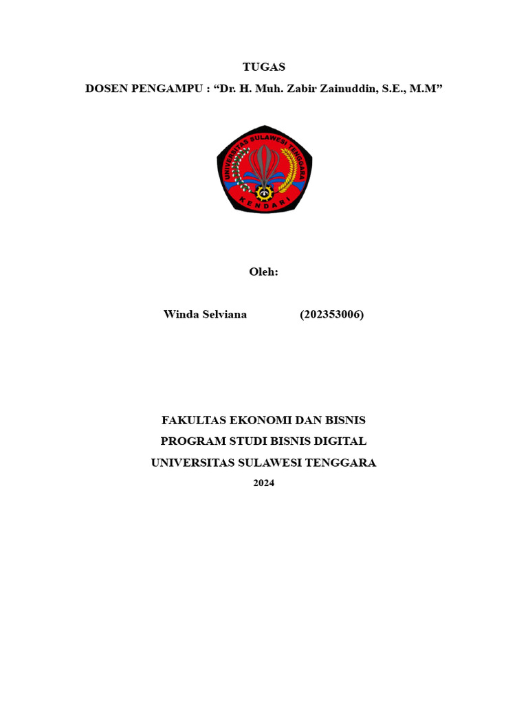 TUGAS Akuntansi Umkm - Winda Selviana | PDF