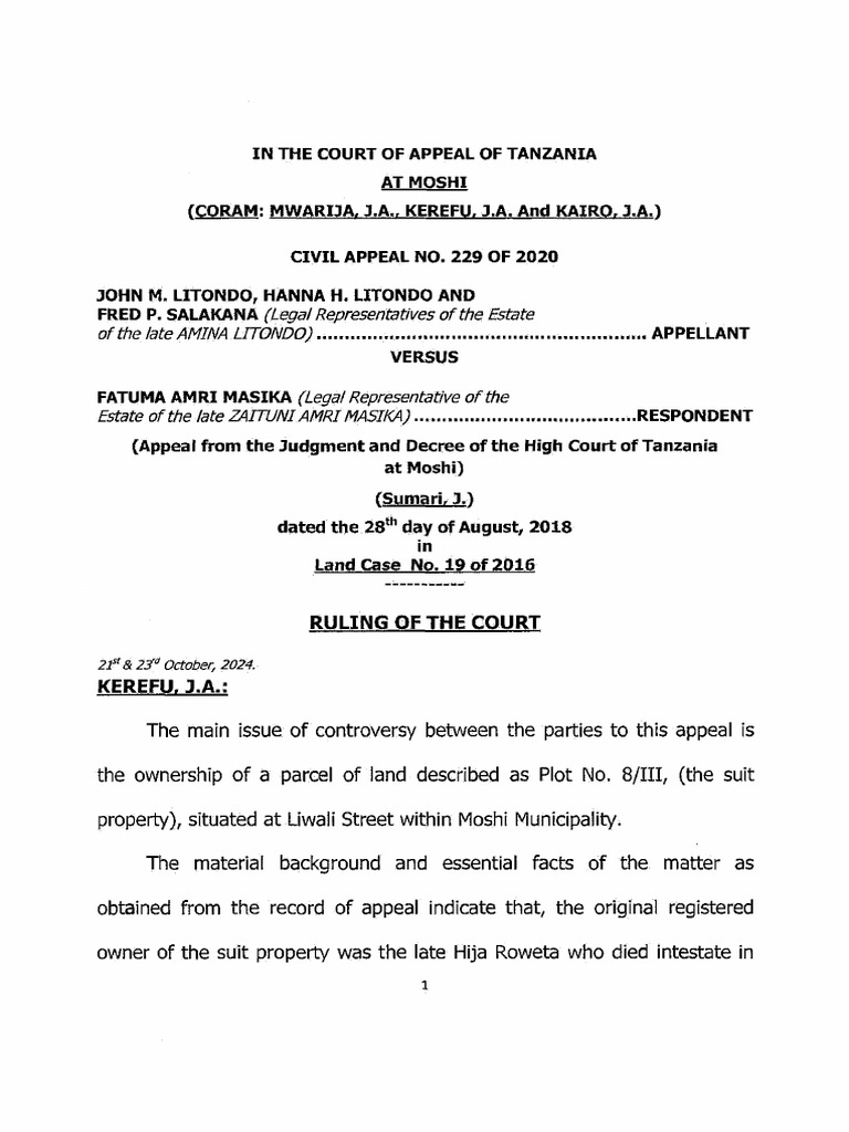 MD, Mendez - Locus Standi, A Person Cannot Sue in His Name and Capacity ...