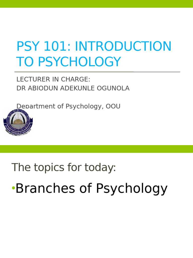PSY 101 A4 | PDF | Psychology | Neuropsychology