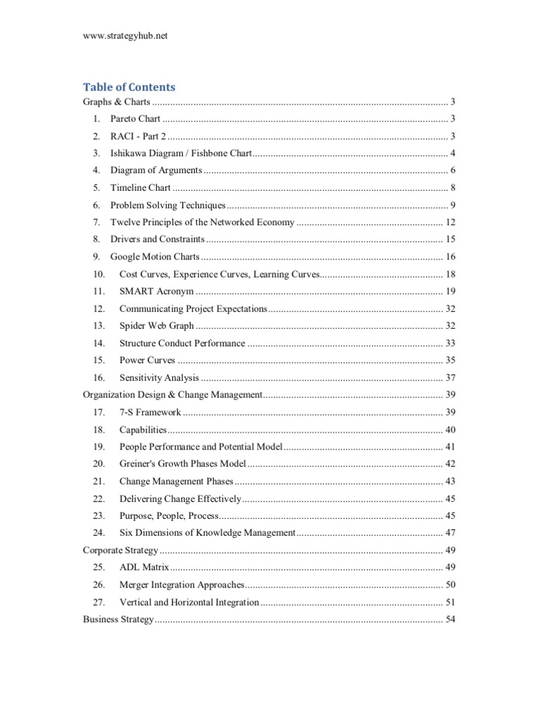 Management Tools Frameworks | PDF | Strategic Management ...