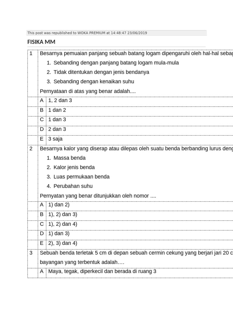 Fisika TBSM | PDF