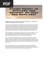 100 Powerful Warfare Prayer Points With Scriptures | PDF | Prayer | God