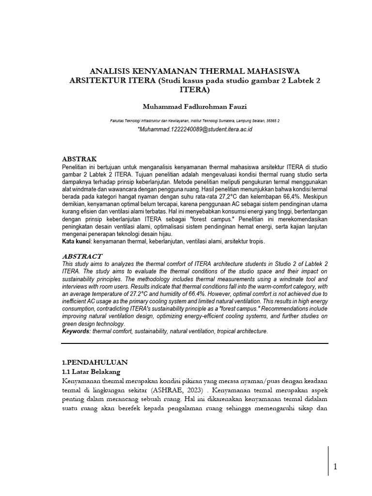 paper tugas thermal | PDF