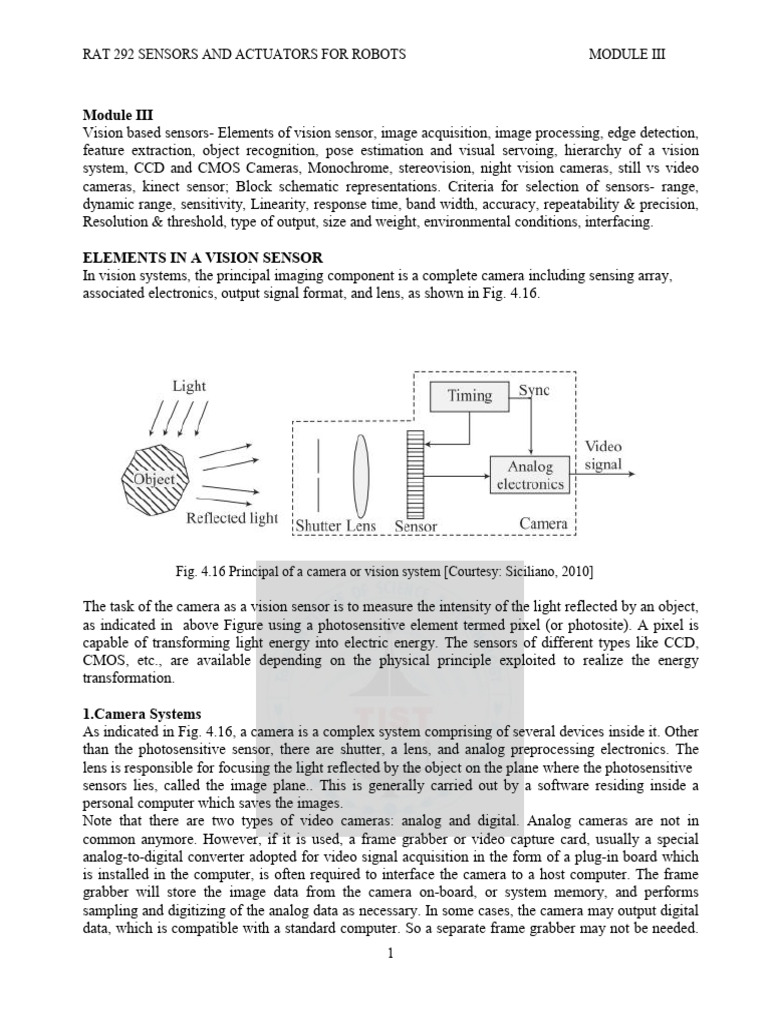 MODULE 3 | PDF | Charge Coupled Device | Computer Vision