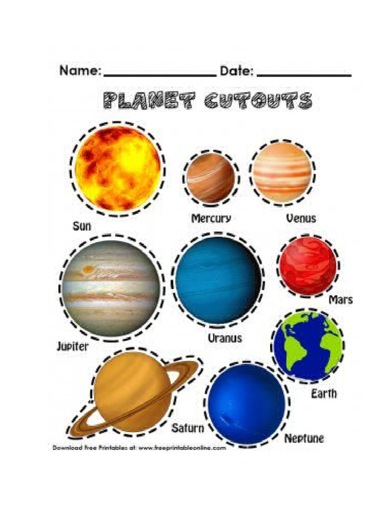 Planet Cut Out | PDF