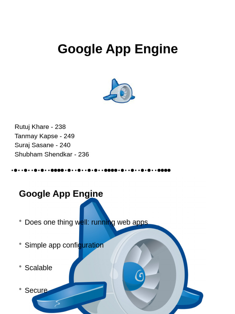 CC presentation GAE | PDF | Computer Programming | Information Technology Management