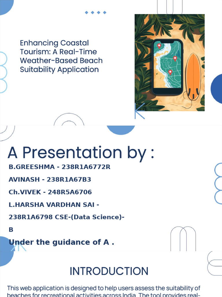 Enhancing Tourism - A Real Time Weather Based Beach Recreational ...