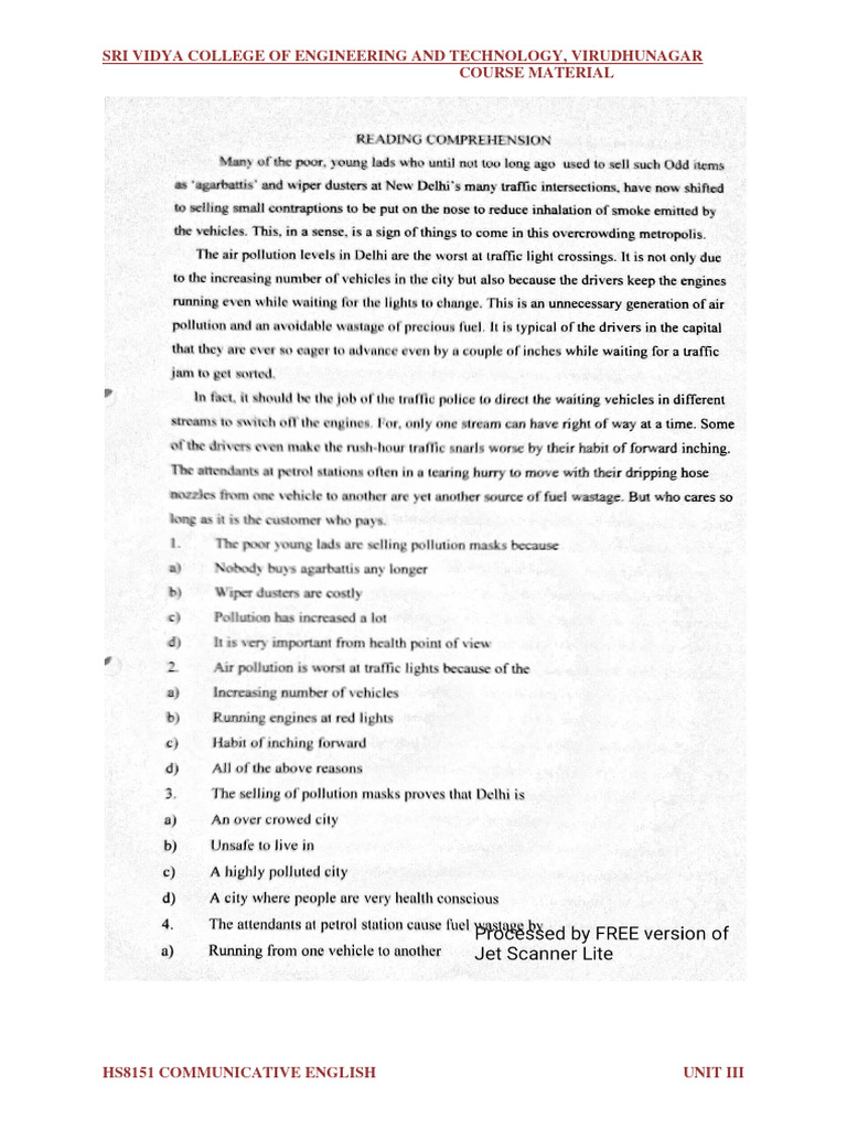 CE-unit-3 | PDF | Adverb | Syntax