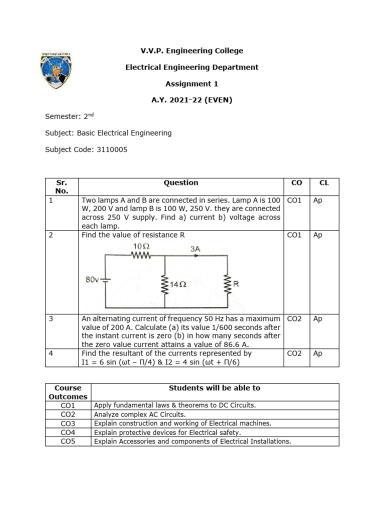 Bee Assignment 1 | PDF