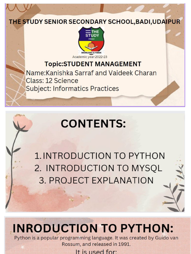 of Class 12th Computer Science | PDF