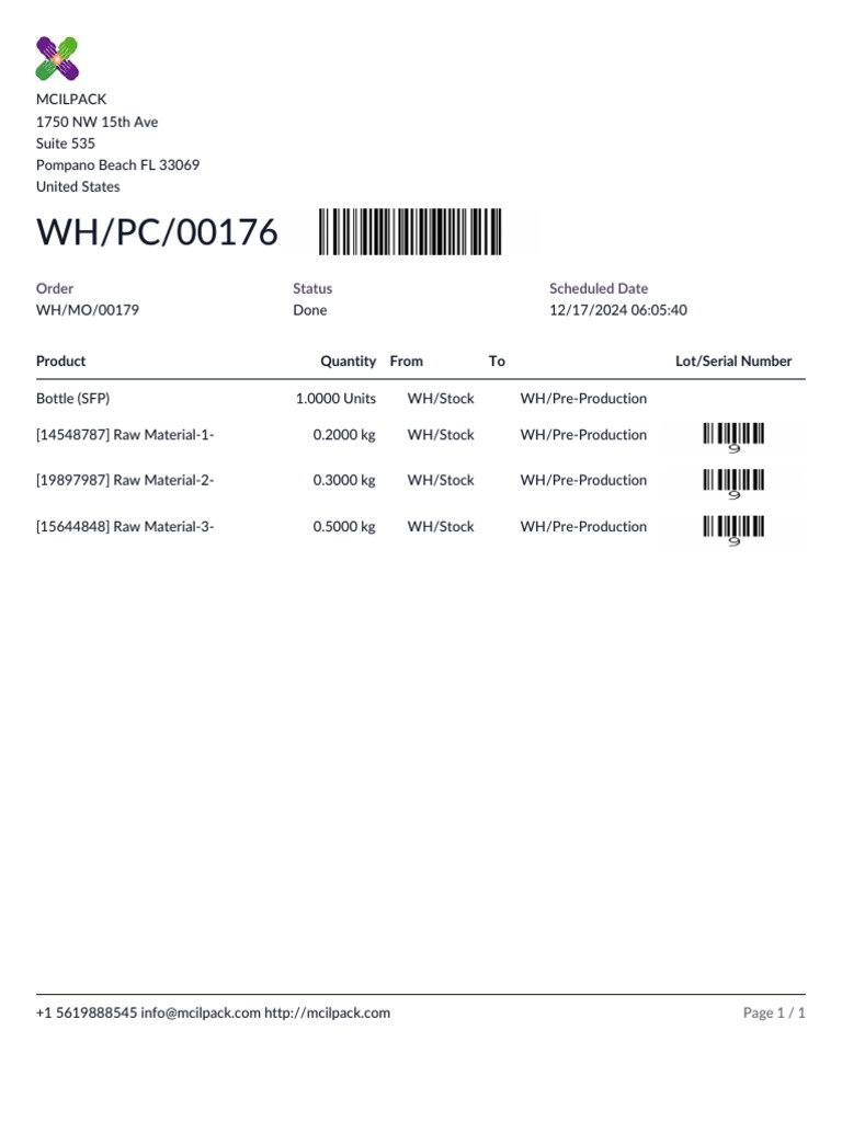 Picking Operations - - WH_PC_00176 | PDF