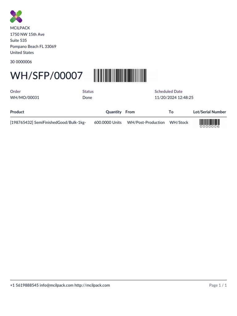 Picking Operations - WH - SFP - 00007 | PDF
