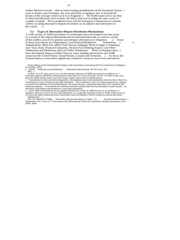 Thesis - ADR Winnie Mweenda | PDF | Alternative Dispute Resolution | Mediation