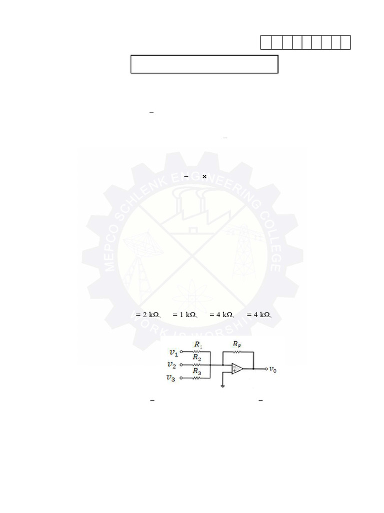 Lic 21 | PDF | Operational Amplifier | Electrical Engineering