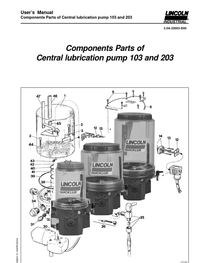 203 Pump | PDF | Electrical Connector | Valve
