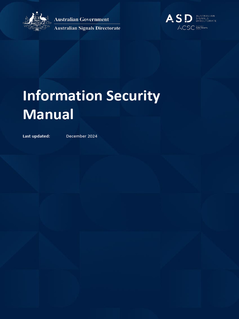 ISm - Information Security Manual | PDF | Security | Computer Security