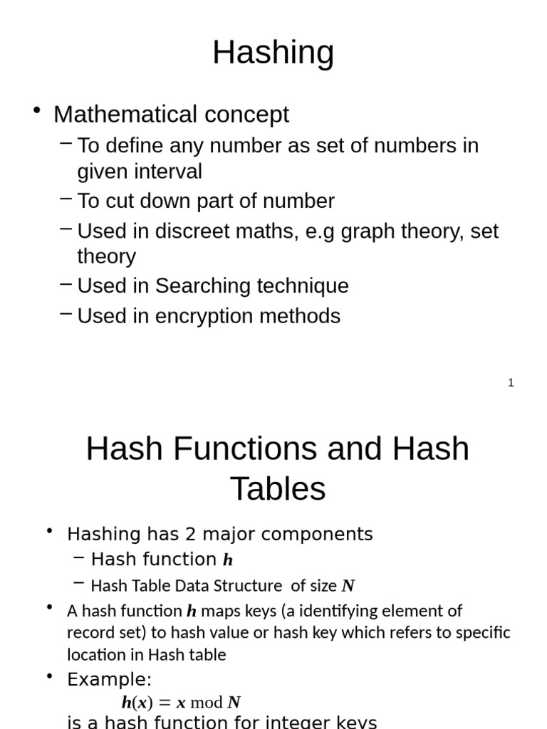 DS Lecture - 6 (Hashing) | PDF | Function (Mathematics) | Applied ... DS Lecture - 6 (Hashing) | PDF | Function (Mathematics) | Applied ...