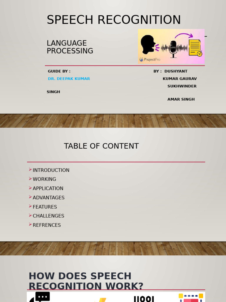 Speech Recognition With NLP | PDF