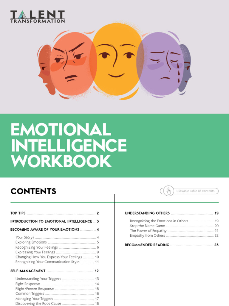 Emotional Intelligence Workbook (1) | PDF | Empathy | Feeling