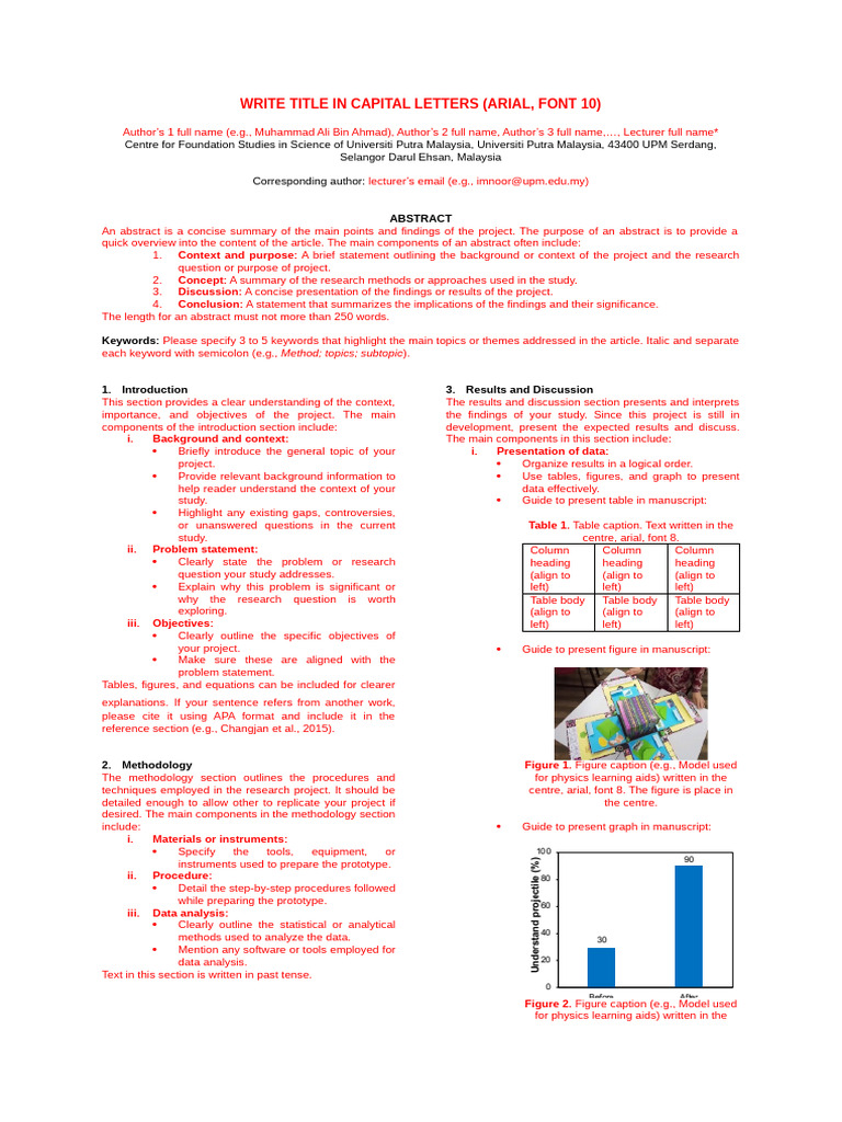 RESEARCH PROJECT ABSTRACT GUIDELINES | PDF | Data Analysis | Data