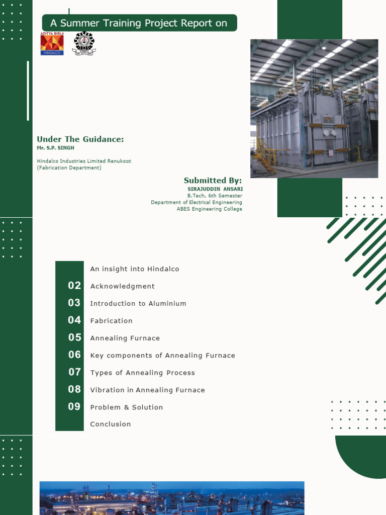 SIRAJ Annealing Project HINDALCO | PDF | Rolling (Metalworking) | Heat Treating