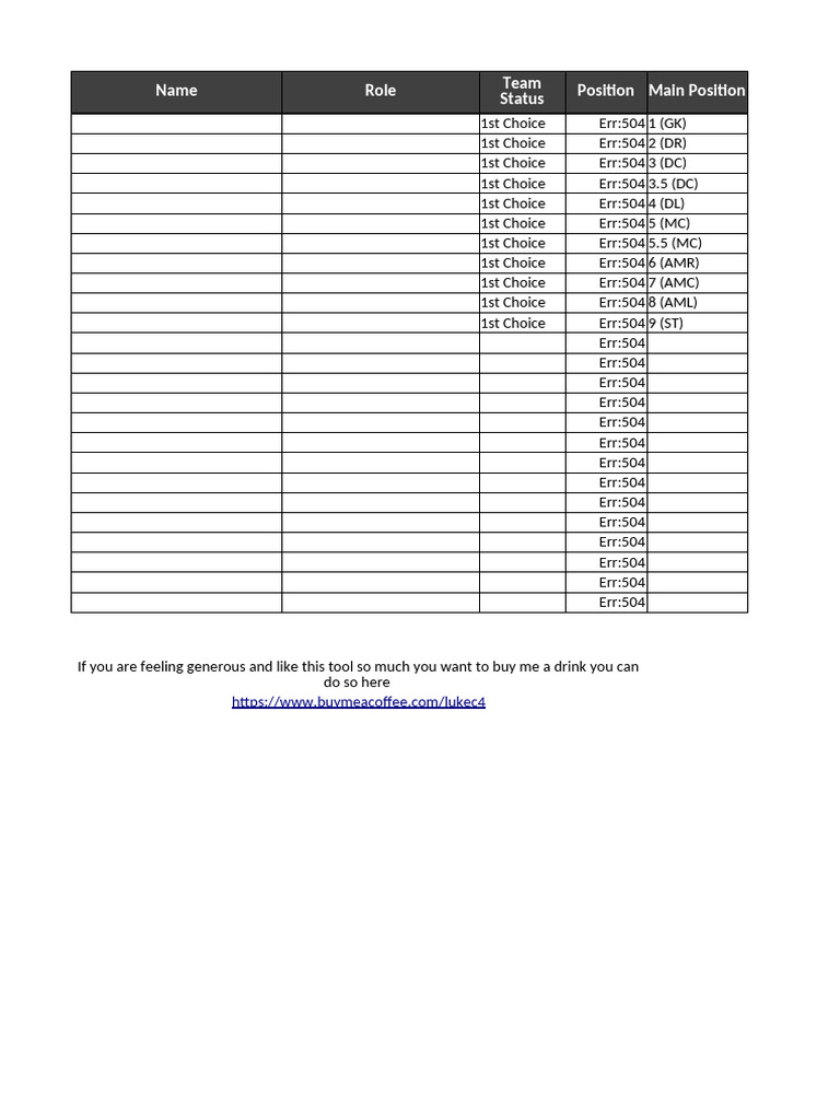 FM23 WorkBook - Blank | PDF | Sports | Sports Science
