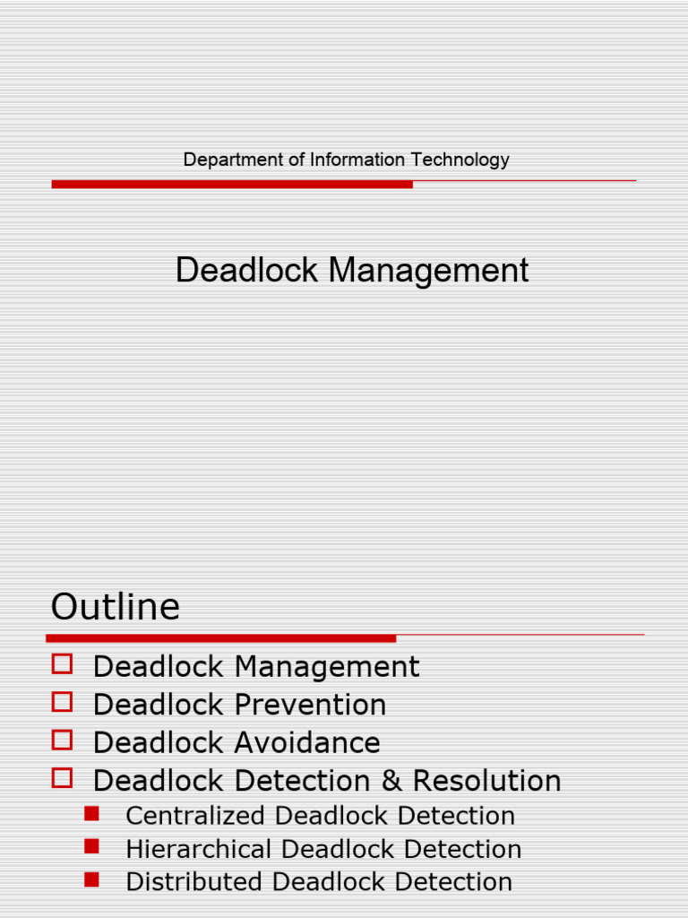 Unit 4 - Deadlock Handling | PDF | Database Transaction | Data