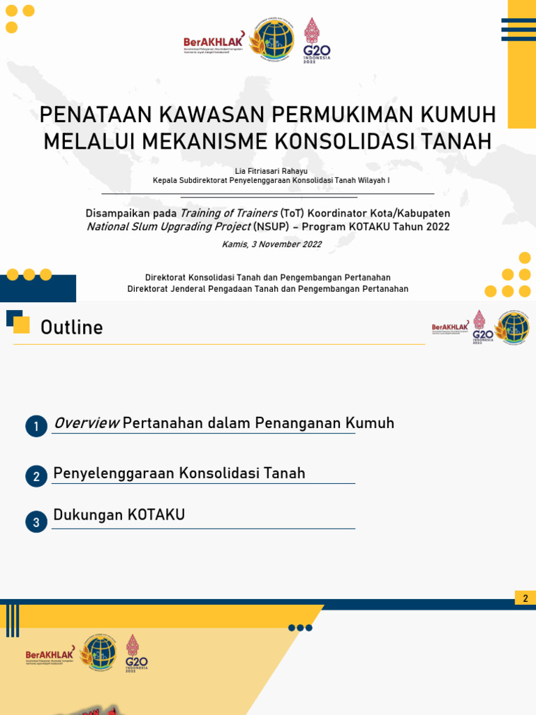 02. KemenATR_BPN - ToT NSUP KOTAKU_KTPP-ATRBPN_20221101 | PDF