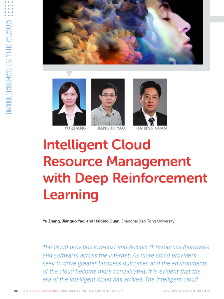 Intelligent Cloud Resource Management With Deep Reinforcement Learning | PDF | Deep Learning ...