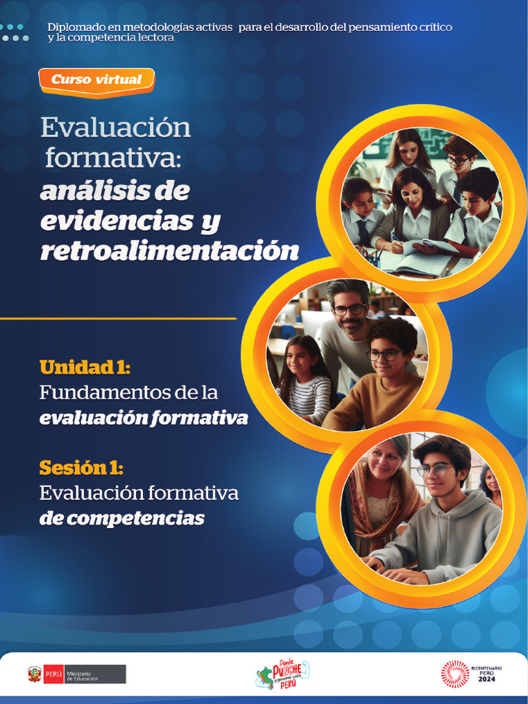 Fasciculo U1 S1 Evaluación Formativa | PDF | Evaluación | Aprendizaje