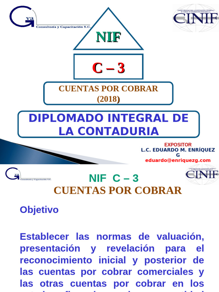 NIF C - 3 Cuentas Por Cobrar | PDF | normas internacionales de ...