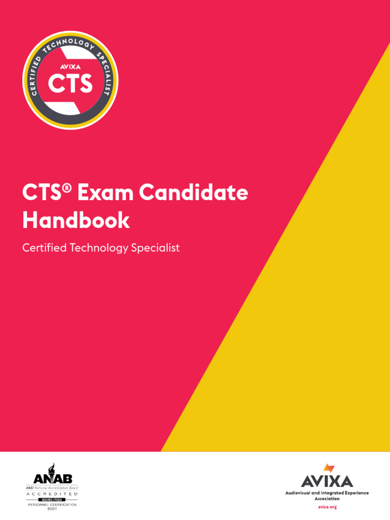 Cts Handbook 2024 | PDF | Psychometrics | Professional Certification