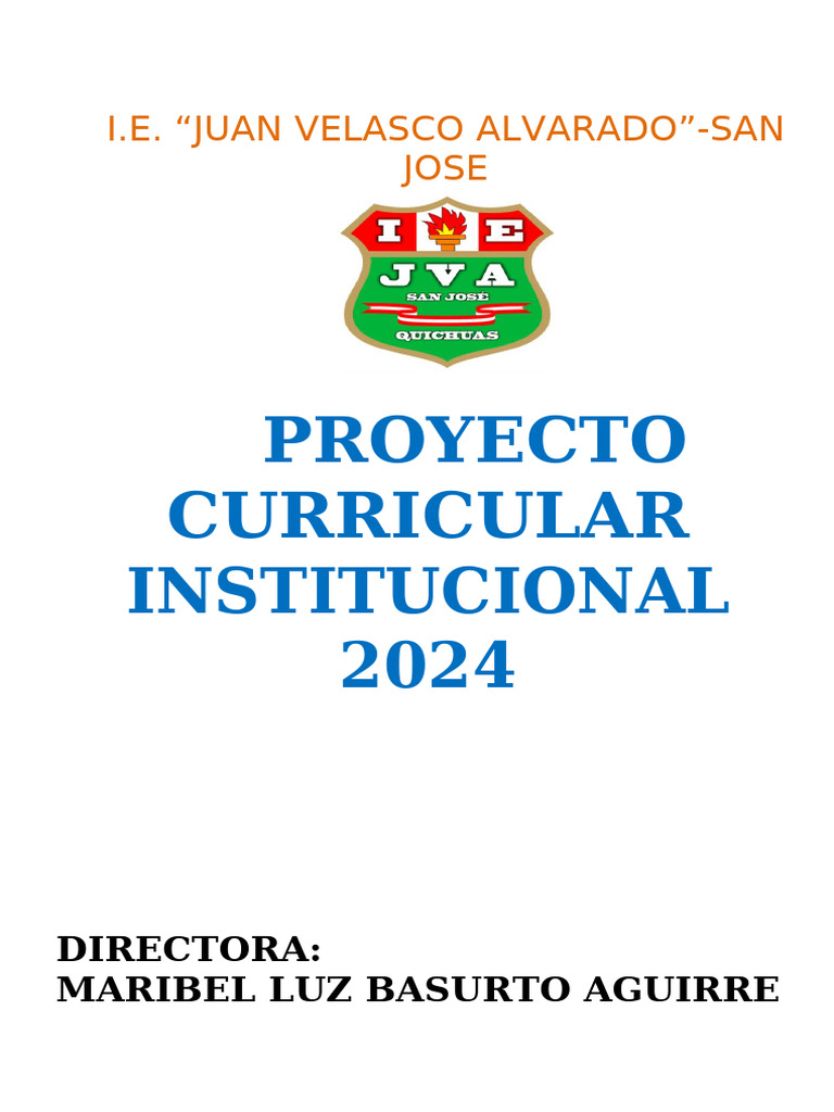 Pci Jva 2024 | PDF | Aprendizaje | Plan de estudios
