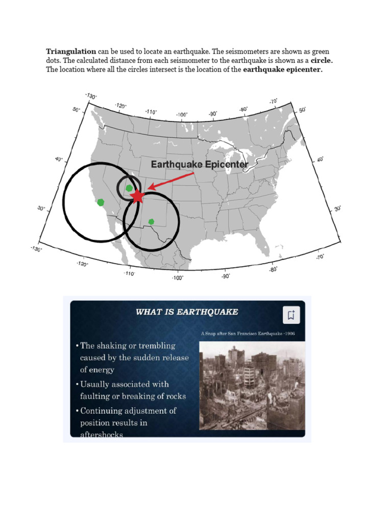 Earthquake Epicenter Detection | PDF