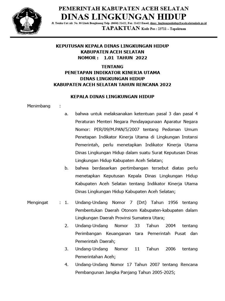 Surat Keputusan IKU | PDF
