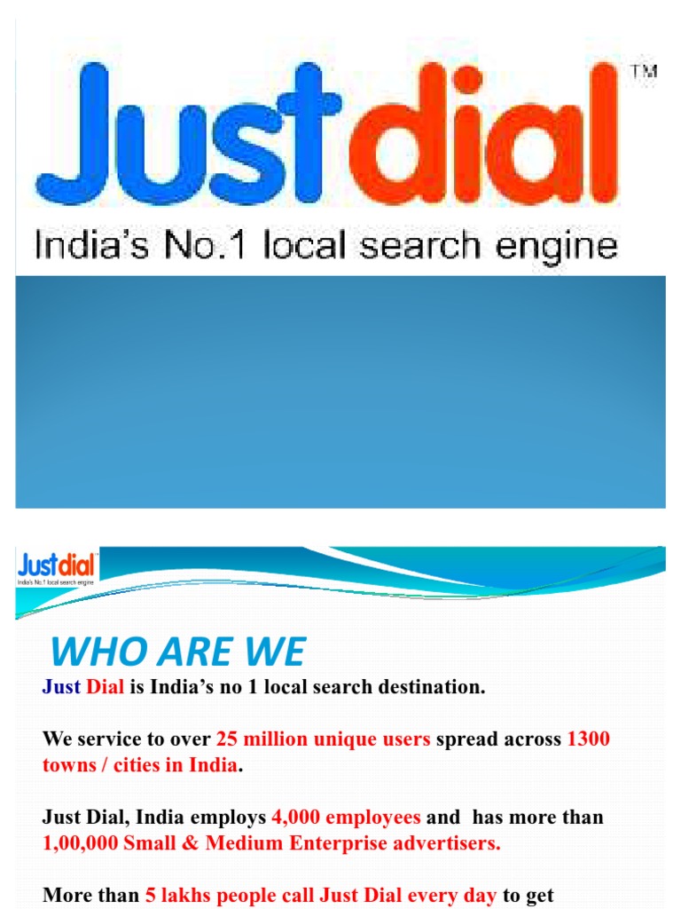 Just Dial Me | PDF | Business
