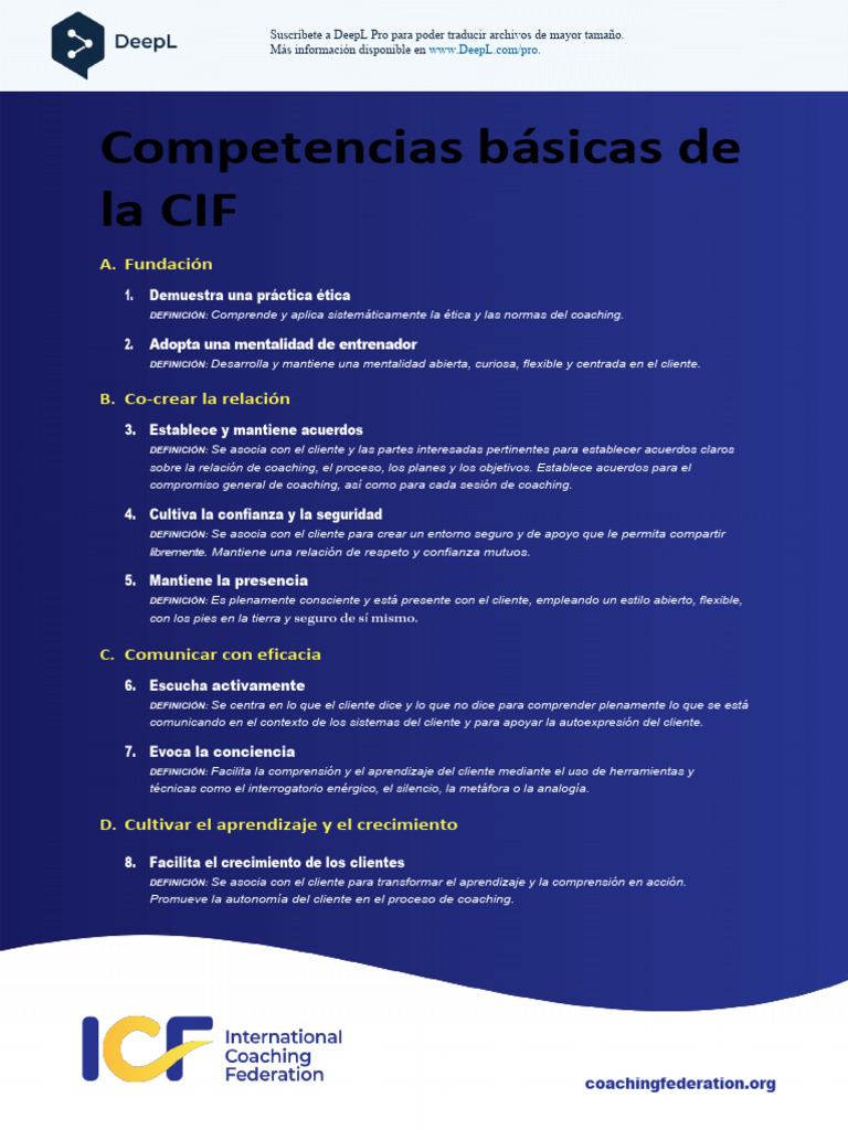 CoreCompetencies Es | PDF