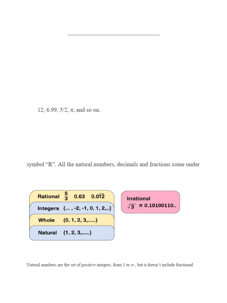 Real Numbers and Their Properties | PDF | Numbers | Real Number