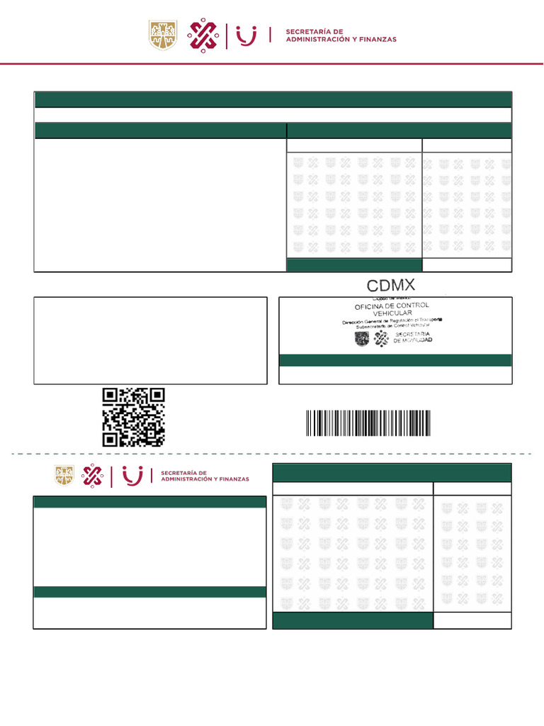 Pago Permiso Sin Placas CDMX | PDF