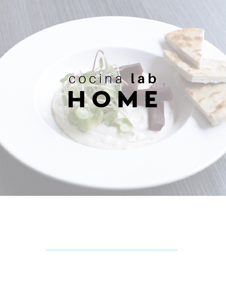 Recetario - Batch cooking 2 - Cocina Lab Home | PDF