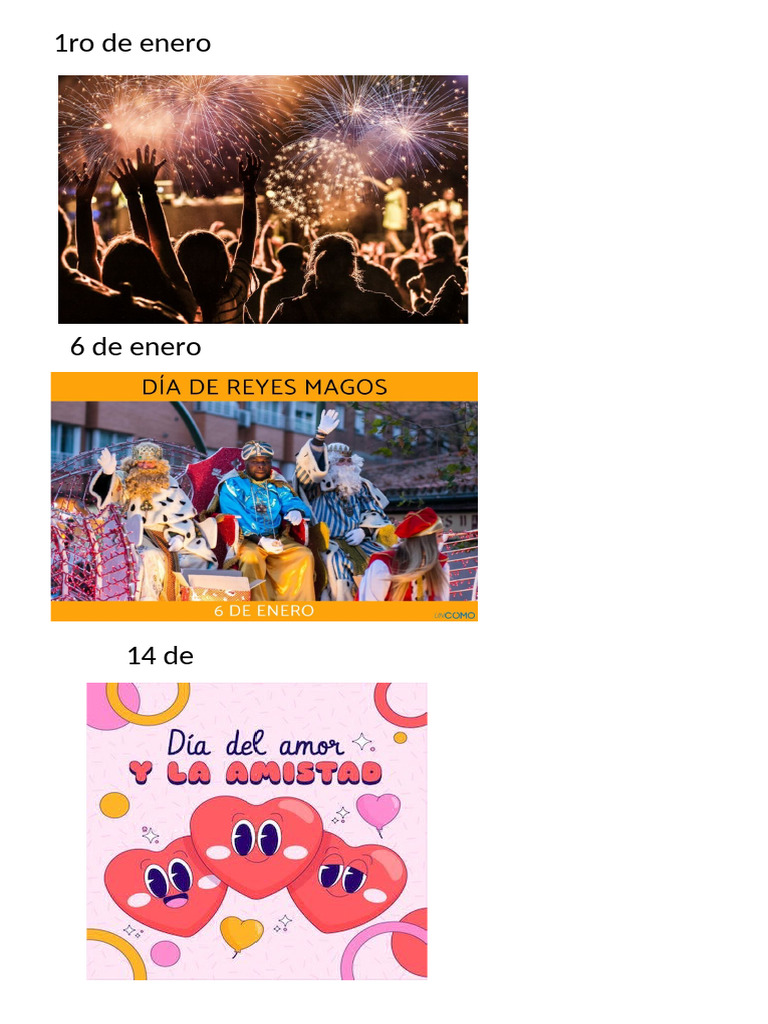 Festividades Del Año | PDF