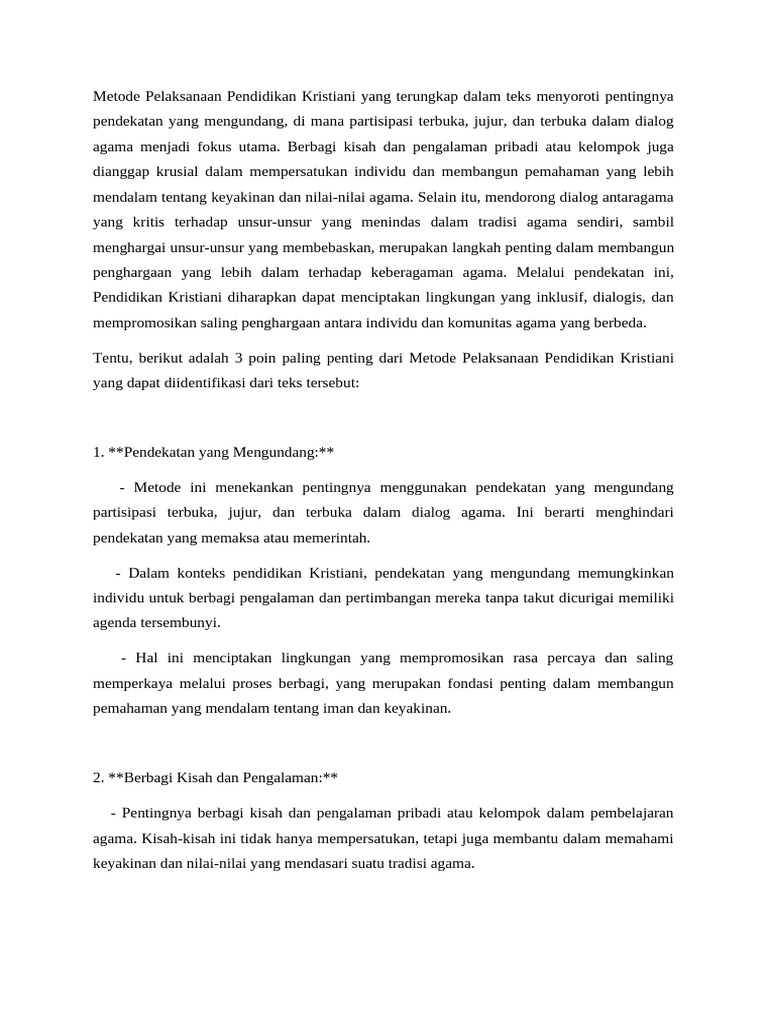 4B_Kel 1 Pendidikan Kristiani | PDF