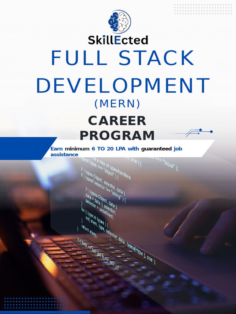 Full Stack Development Mern Career Program Pdf Java Script Computing 