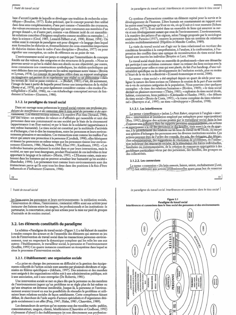 Guy Bilodeau - Le Paradigme Du Travail Social | PDF