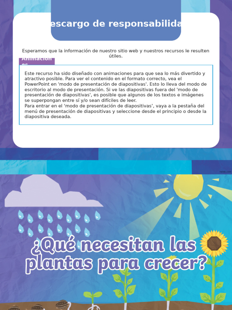 Crecimiento de Plantas para Niños | PDF | Flores | Plantas