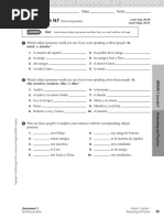 Avancemos 1 | PDF