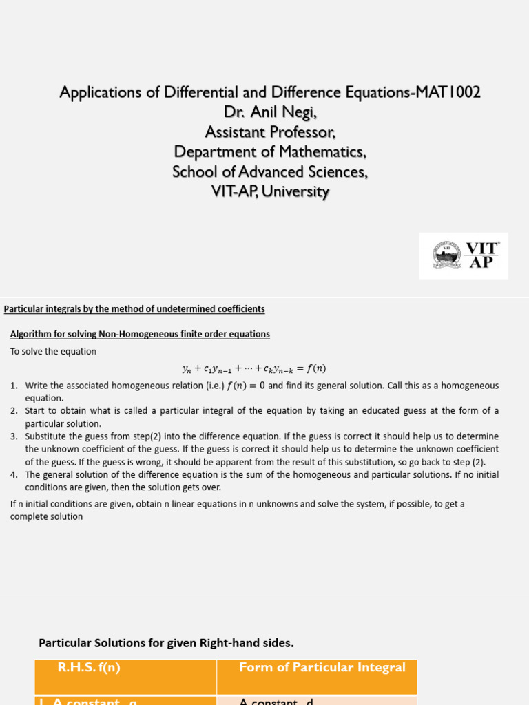 WIN SEM (2022-23) FRESHERS MAT1002 TH AP2022237000640 Reference ...