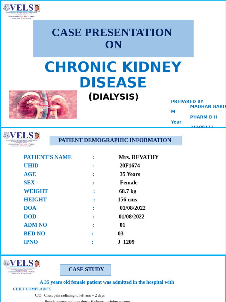 Chronic Kidney Disease | PDF | Clinical Medicine | Medical Specialties
